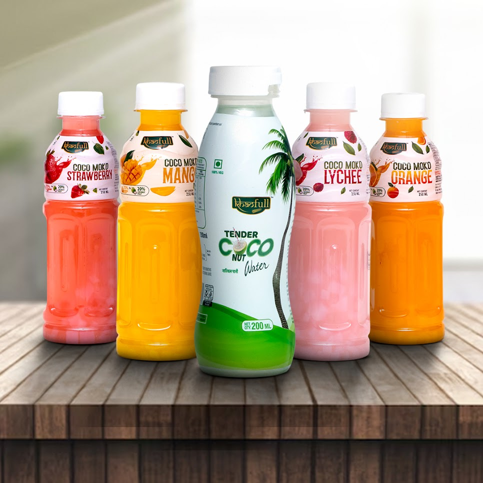 COCO MOKO - SRAWBERRY, LYCHEE, MANGO, ORANGE & COCONUT WATER (COMBO)