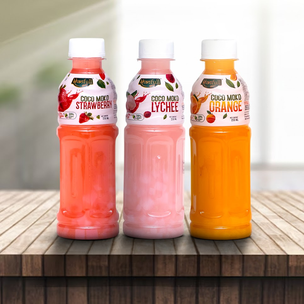 COCO MOKO - SRAWBERRY, LYCHEE & ORANGE (COMBO) - Khaofull